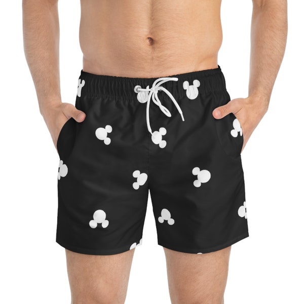 Mickey Mouse Swim Trunks - Etsy