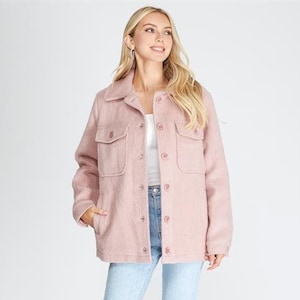 Shacket, Pink Shacket, Pretty in Pink Shacket, Soft Shacket, Womens ...