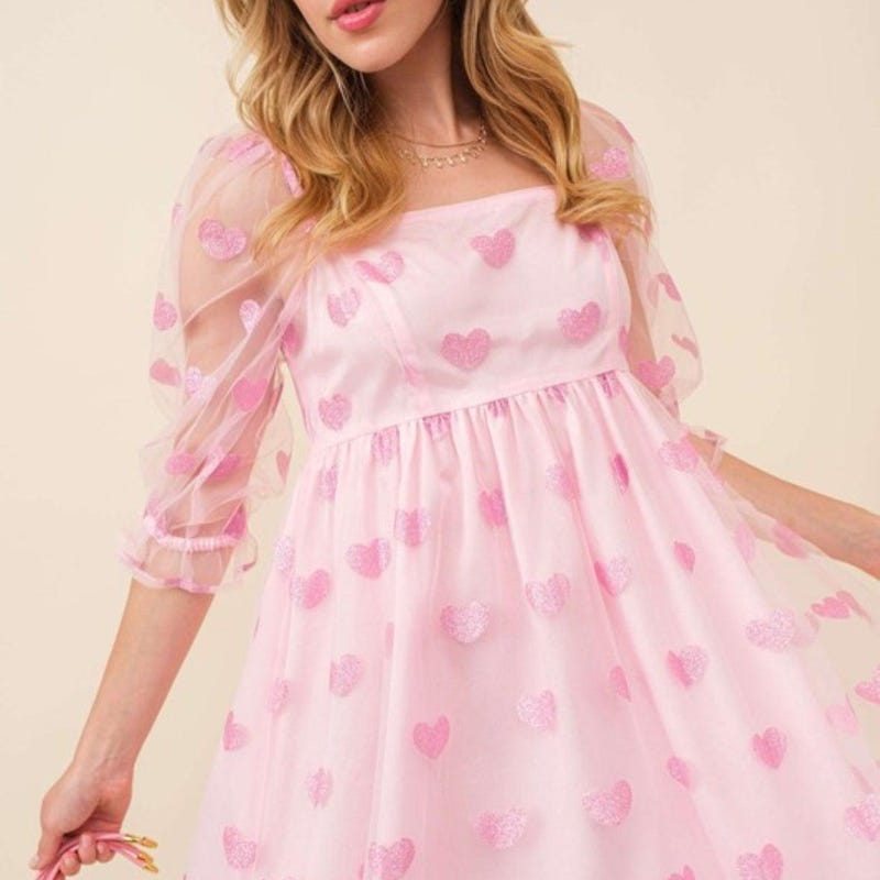 Sabrina Heart Dress - Etsy