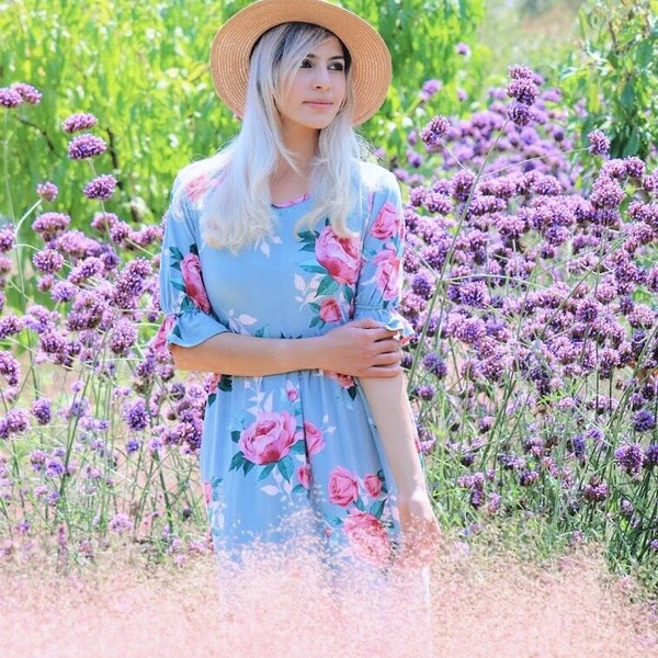 Powder Blue Dress - Etsy