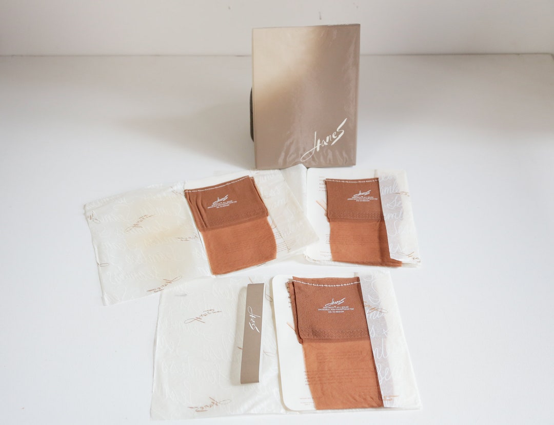 HANES Stocking 3 Pair in Box W Tissue | Size 9.5 - 10.0 South Pacific ...