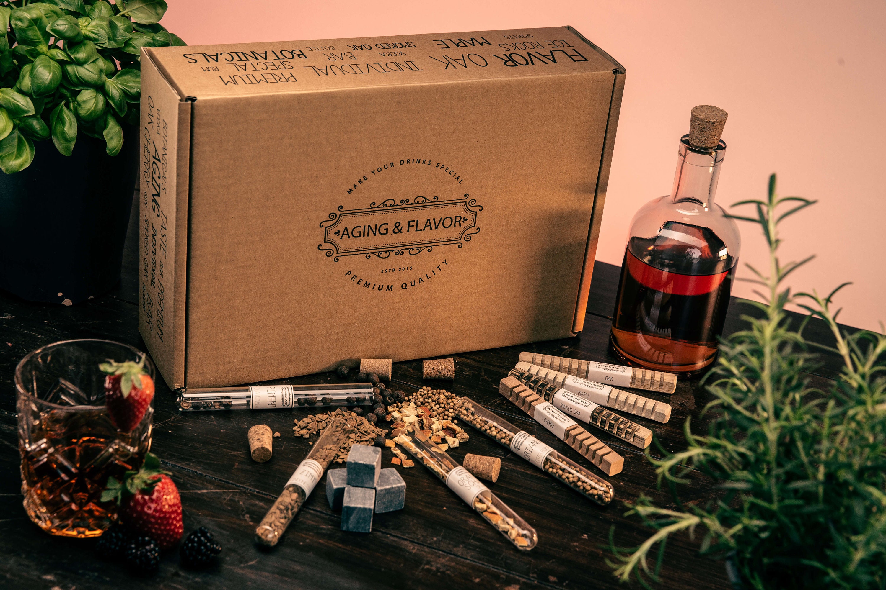 AGING & FLAVOR Gift Set Ennoble Whisky Gin and More and | Etsy