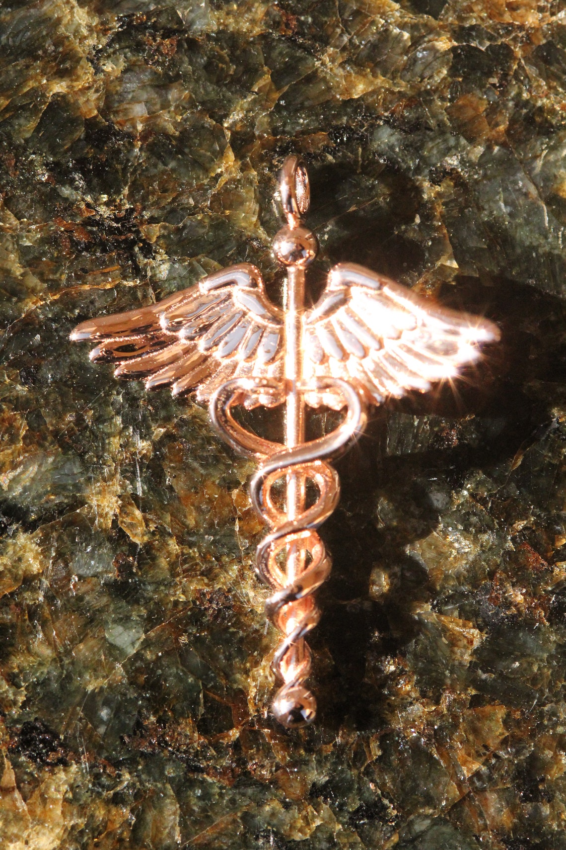 Medical Symbol Caduceus Pendant, Greek Mythology, Doctors, Registered ...