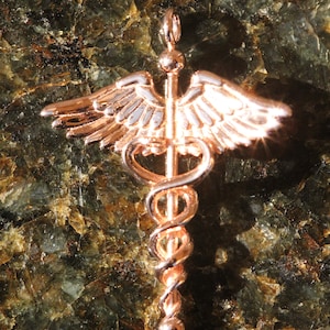 Medical Symbol Caduceus Pendant, Greek Mythology, Doctors, Registered ...