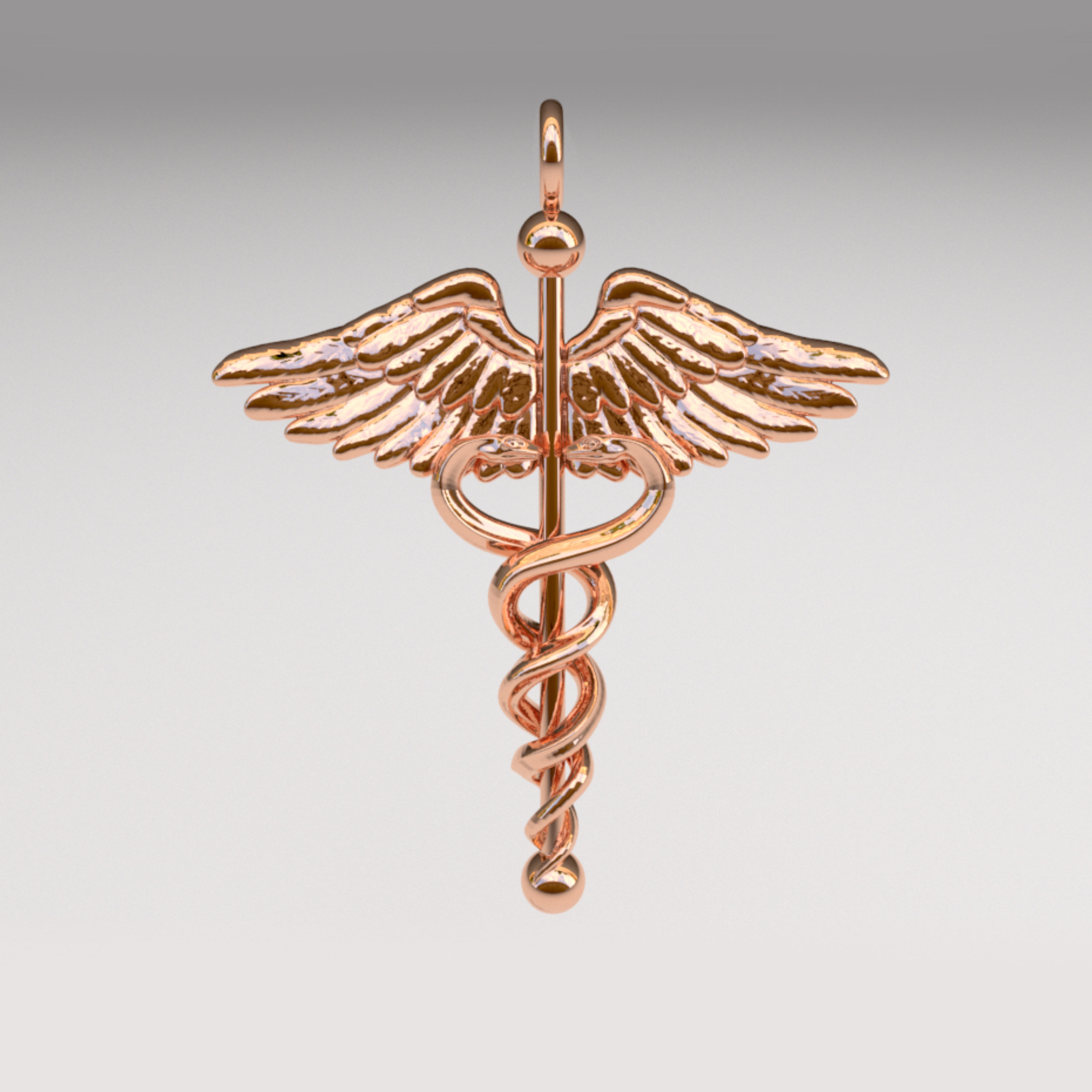 Medical Symbol Caduceus Pendant, Greek Mythology, Doctors, Registered ...
