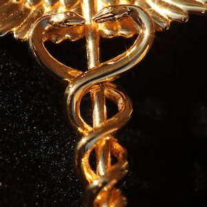Medical Symbol Caduceus Pendant, Greek Mythology, Doctors, Registered ...
