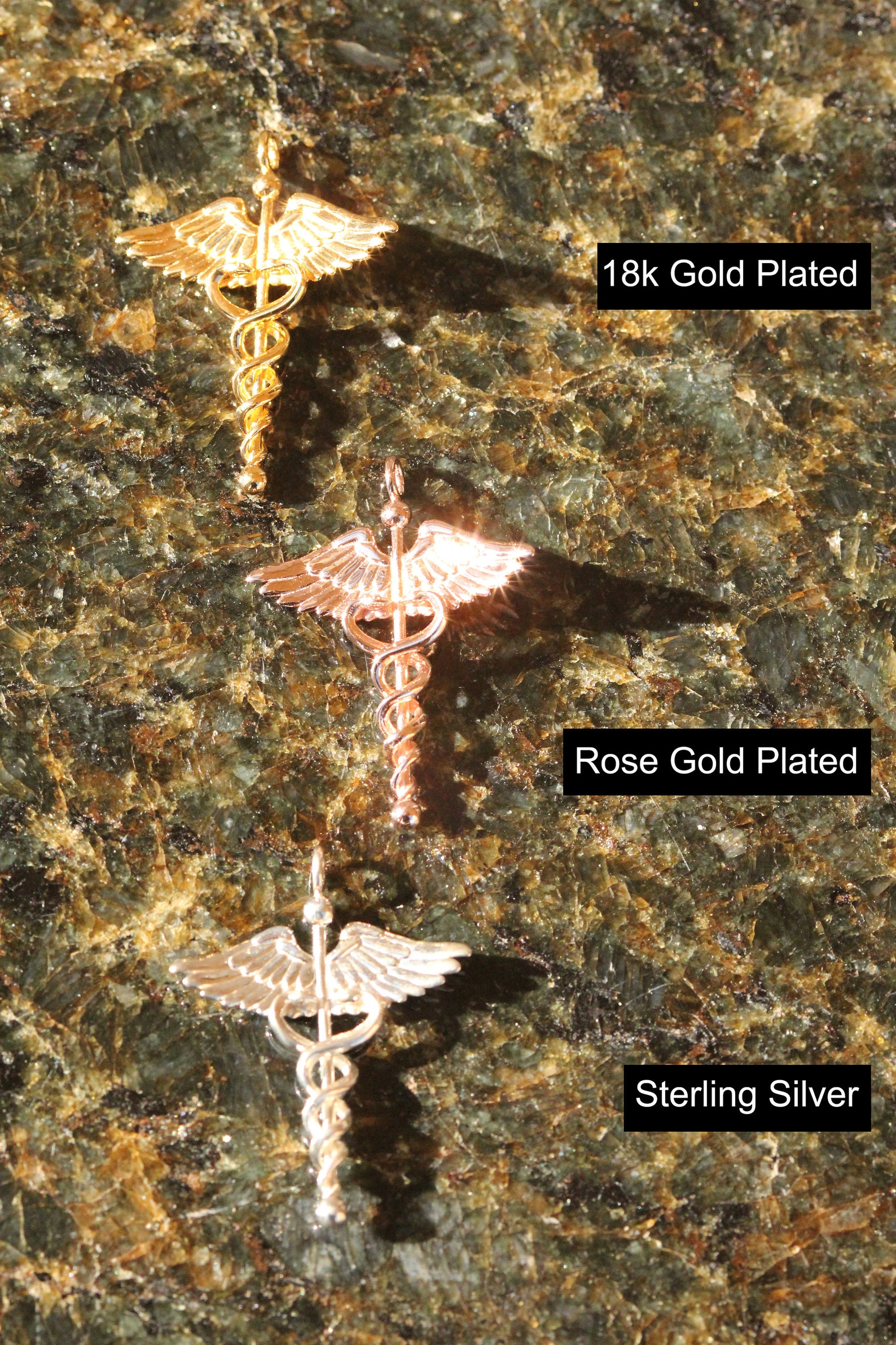 Medical Symbol Caduceus Pendant, Greek Mythology, Doctors, Registered ...