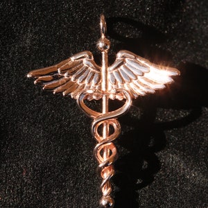Medical Symbol Caduceus Pendant, Greek Mythology, Doctors, Registered ...
