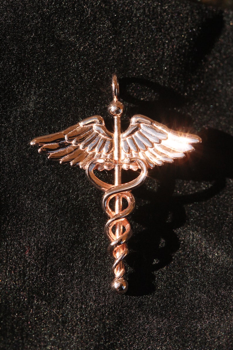 Medical Symbol Caduceus Pendant, Greek Mythology, Doctors, Registered ...