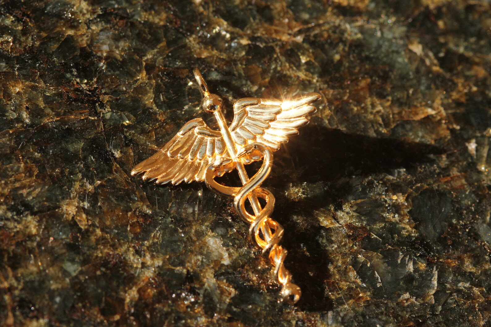 Medical Symbol Caduceus Pendant, Greek Mythology, Doctors, Registered ...