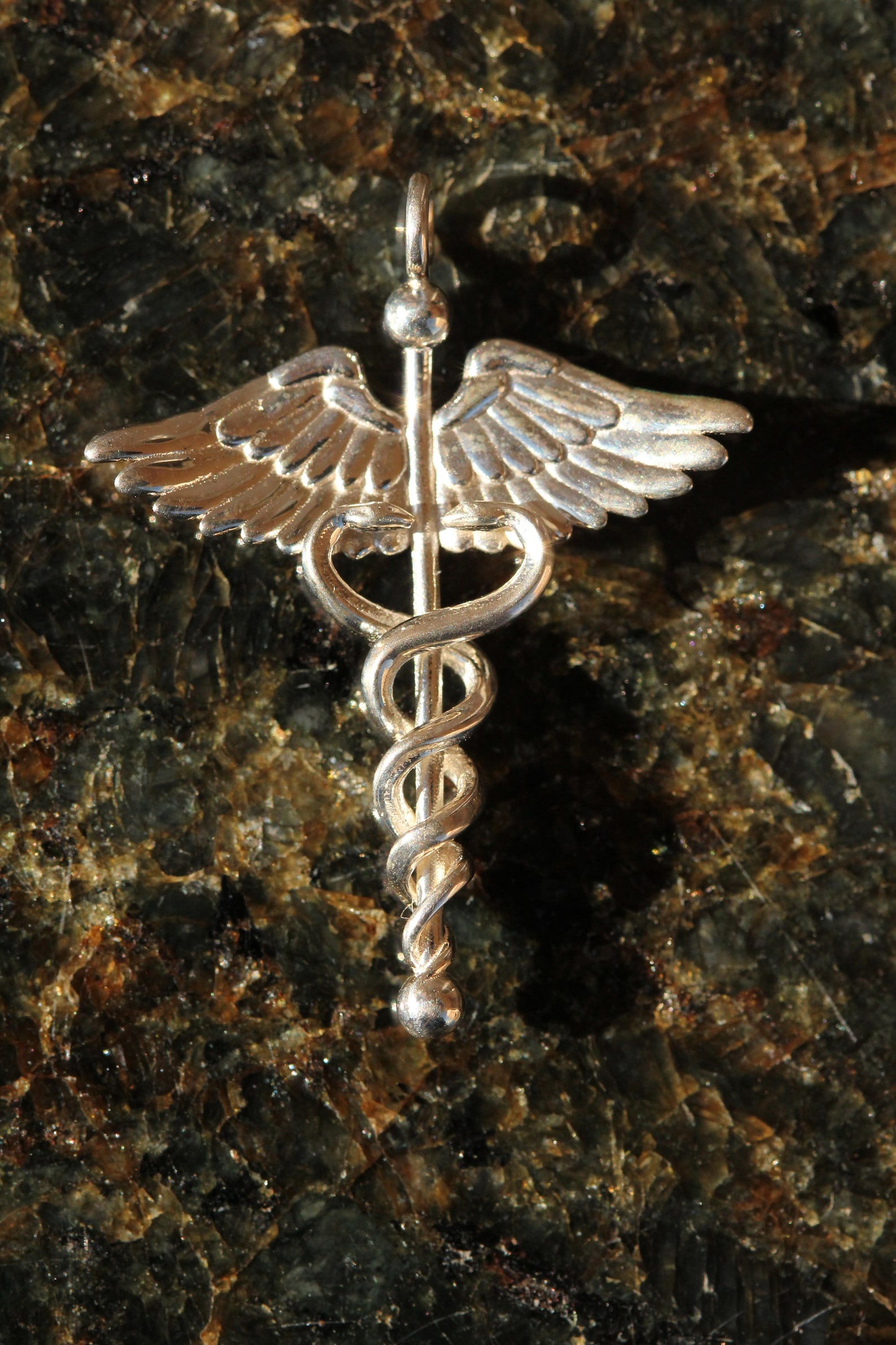 Medical Symbol Caduceus Pendant, Greek Mythology, Doctors, Registered ...