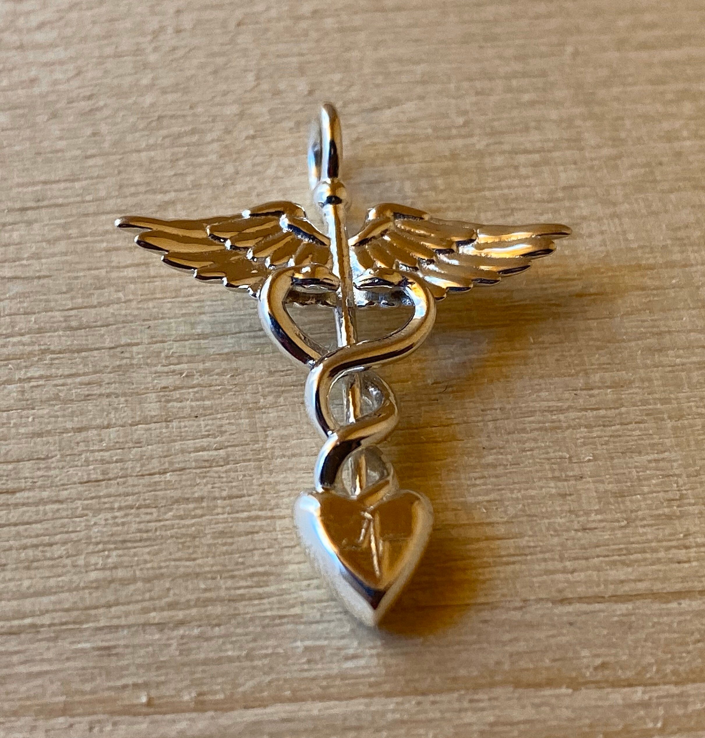 Medical Symbol Caduceus Doctor Gift Cardiologist Nurse - Etsy