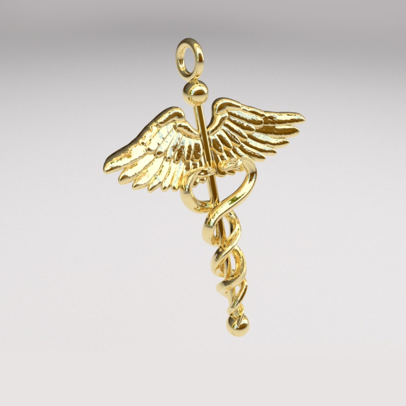 Medical Symbol Caduceus Pendant, Greek Mythology, Doctors, Registered ...