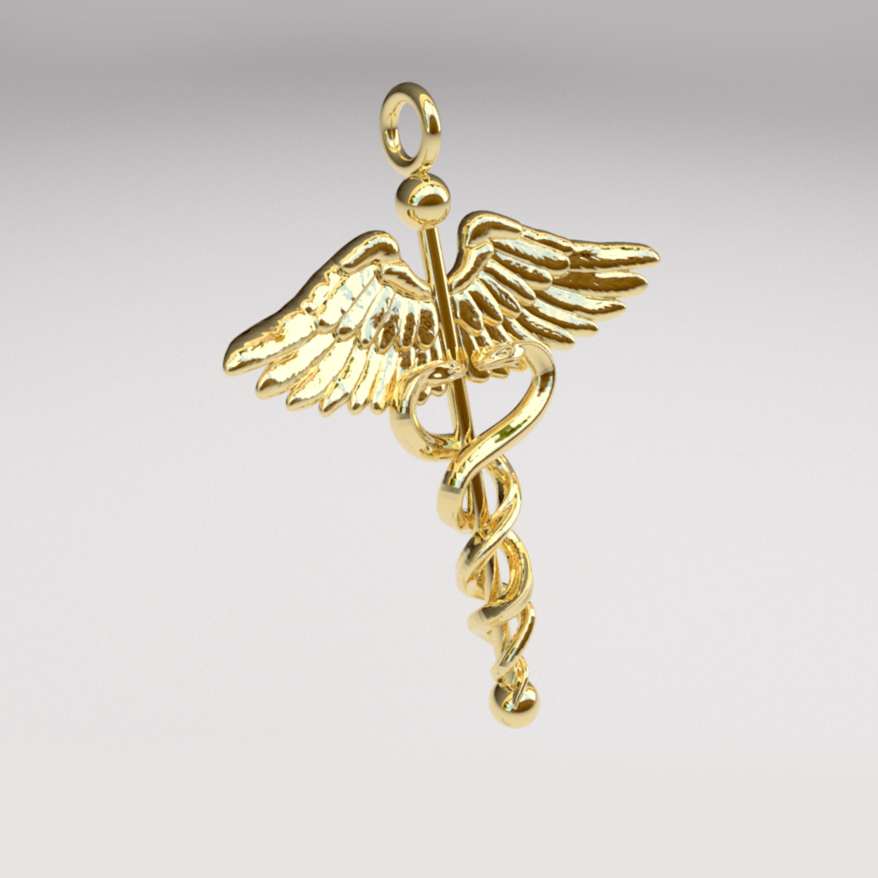 Medical Symbol Caduceus Pendant, Greek Mythology, Doctors, Registered ...