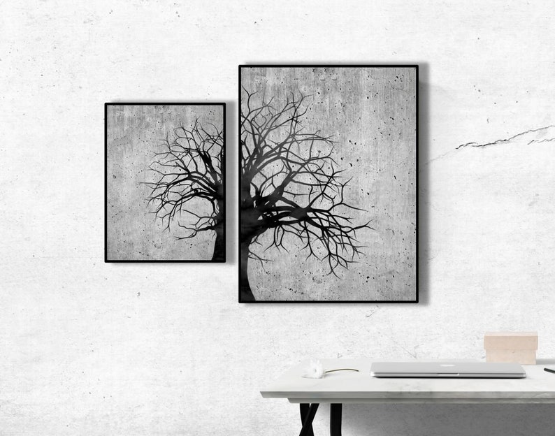 PRINTABLE Home Office Designs for Instant Download Home Decor Wall Art ...