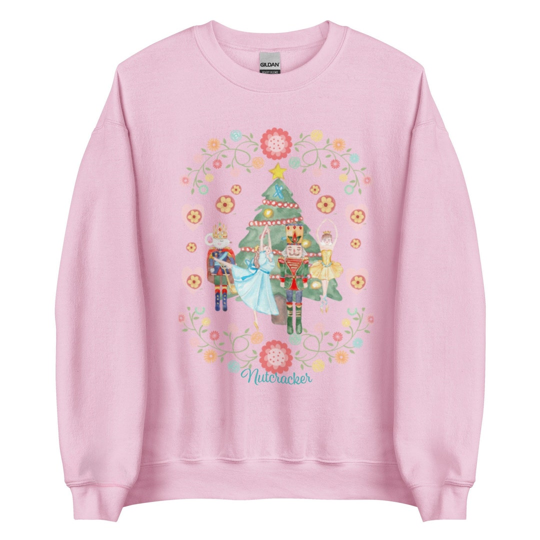 Nutcracker Christmas Ballet Sweatshirt, Ballerina Warm Ups, Nutcracker Gift, Christmas ...