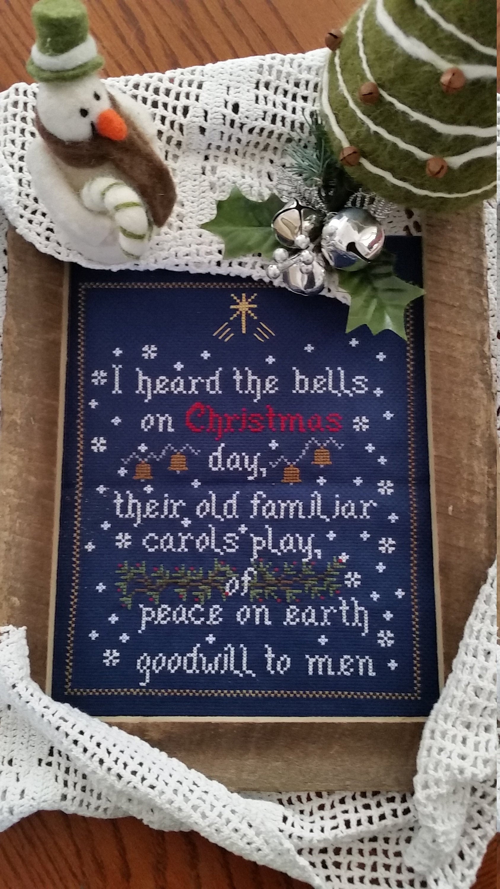 PDF, I Heard the Bells, Christmas Bells Poem Cross Stitch - Etsy