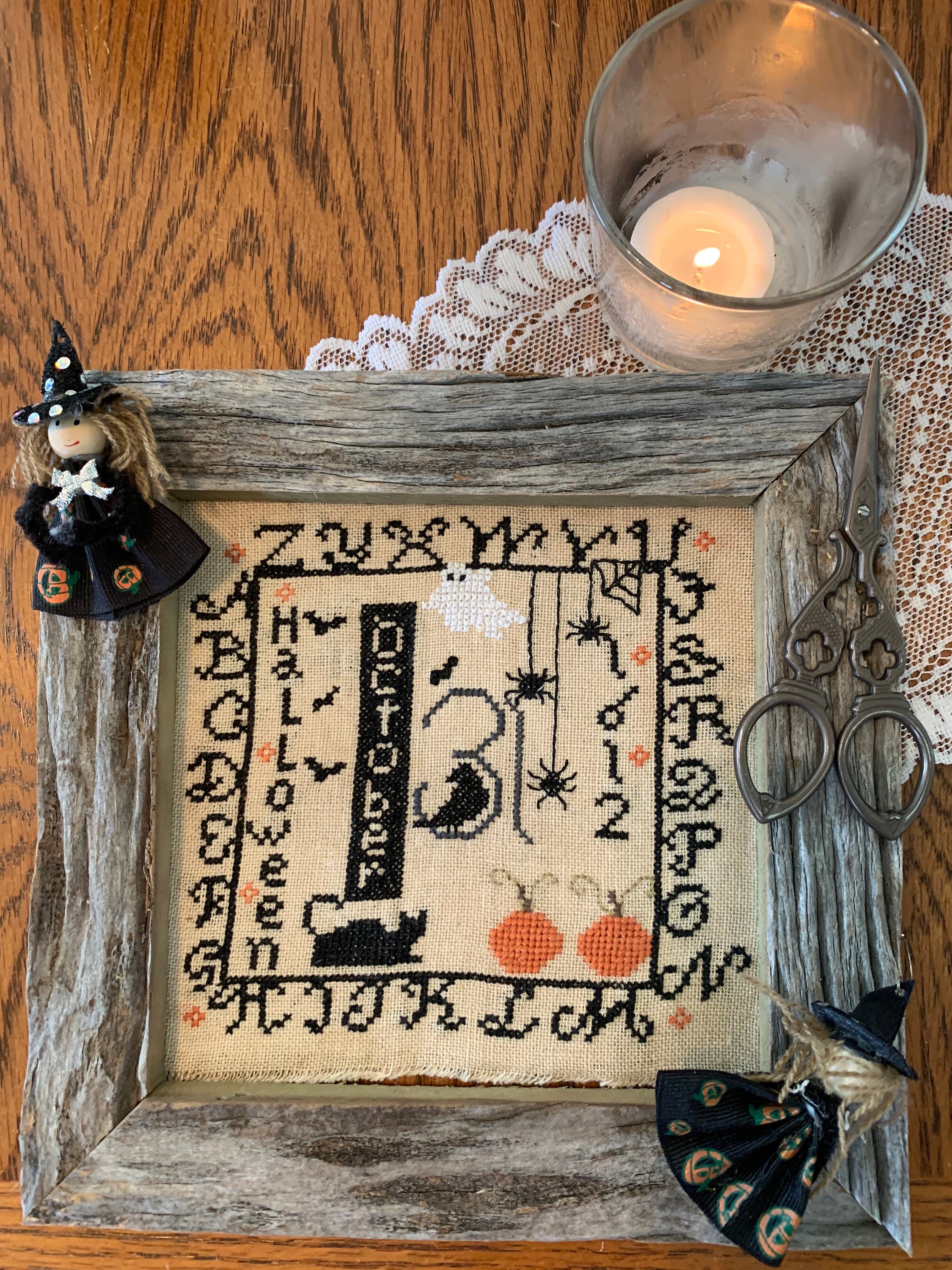 PATTERNHalloween October 31 1612 pattern Cross Stitch | Etsy