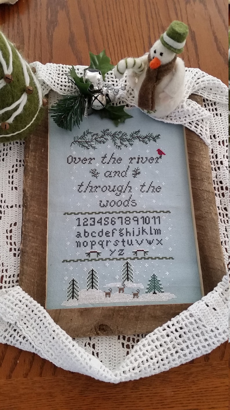 PDF Over the River and Through the Woods Poem by Lydia Maria - Etsy
