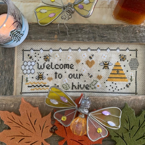 Bee Hive Cross Stitch Pattern Instant Download - Etsy