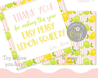 Lemon Teacher Appreciation Week - Etsy