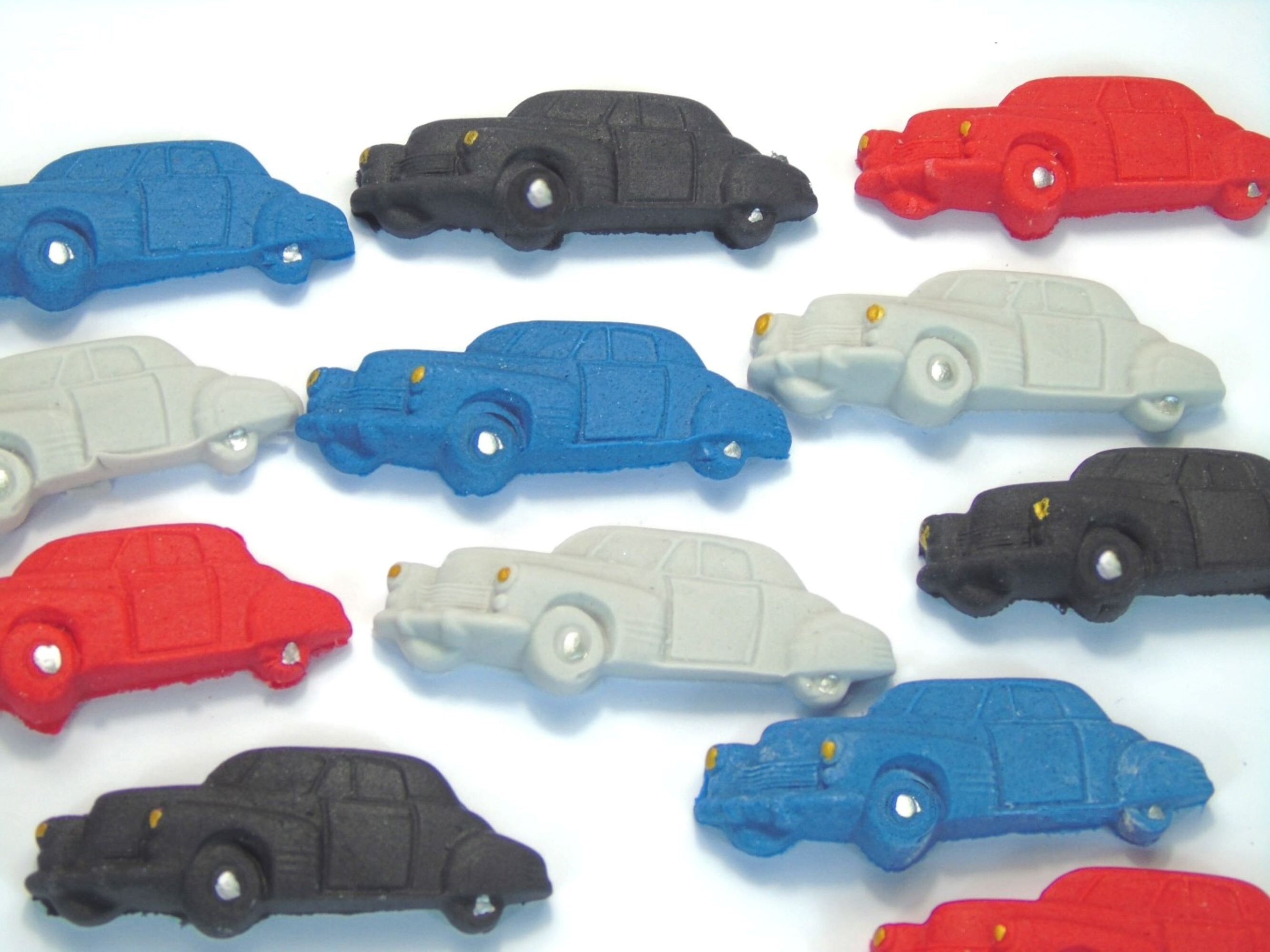 12 Mixed Novelty Cars Edible Cake Cupcake Decorations | Etsy