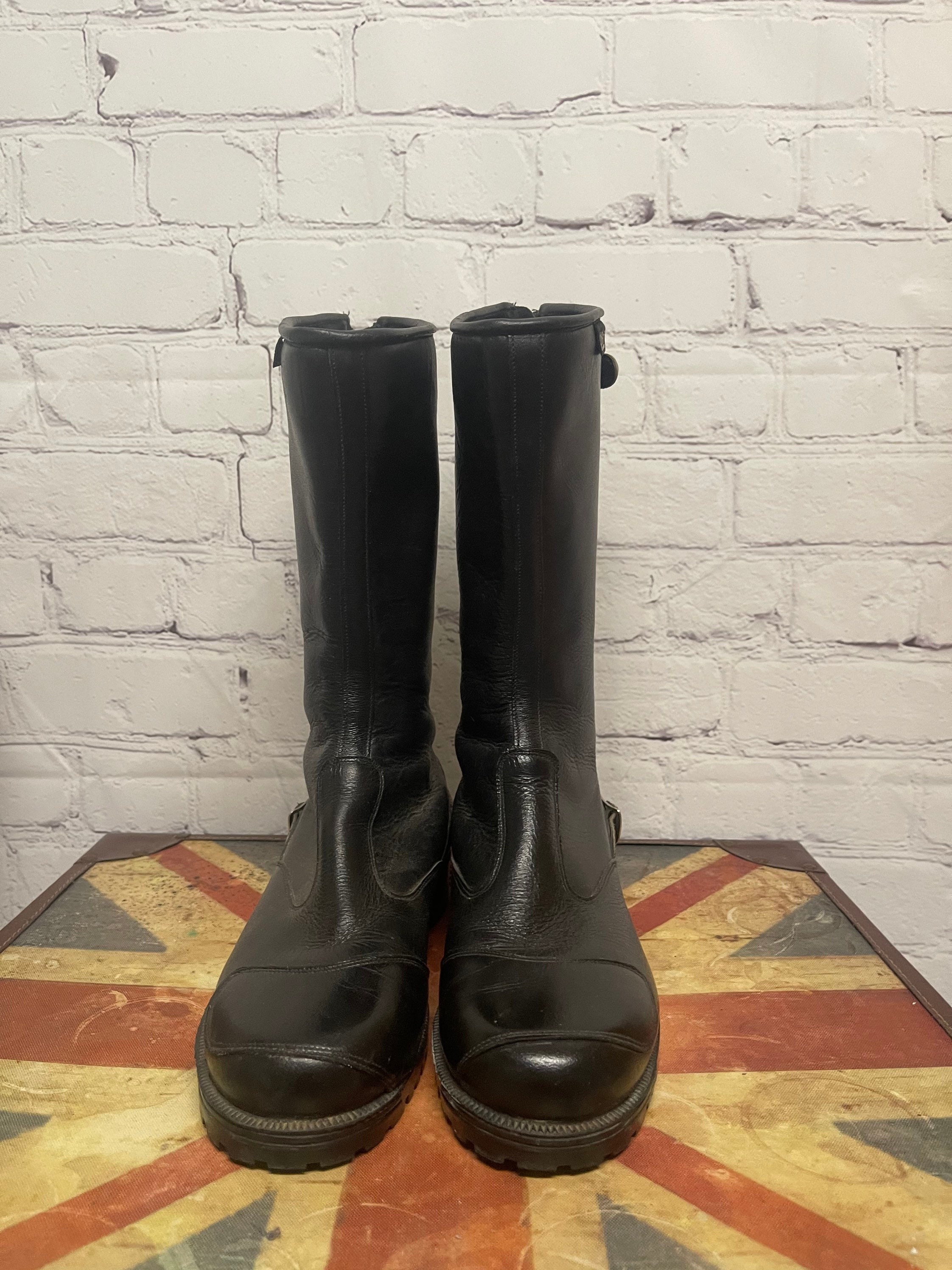 Vintage Belstaff Trailmaster Motorcycle Boots Size 8UK Black - Etsy