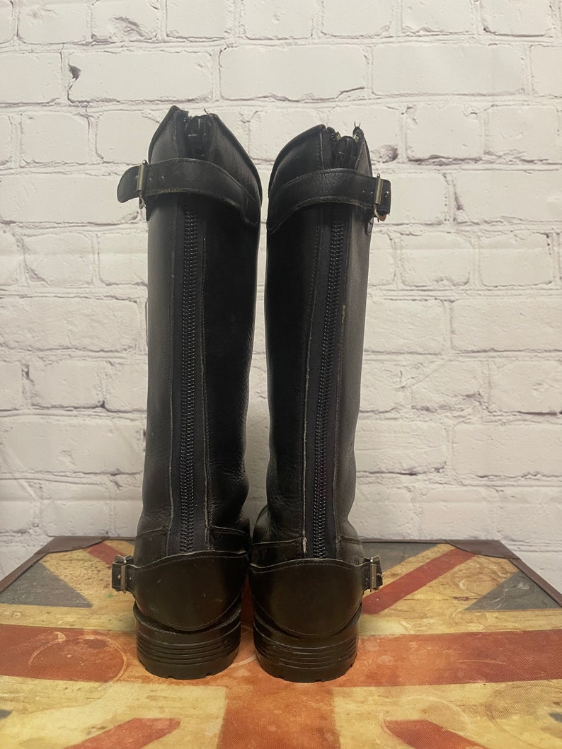 Vintage Belstaff trailmaster motorcycle boots size 8UK black | Etsy