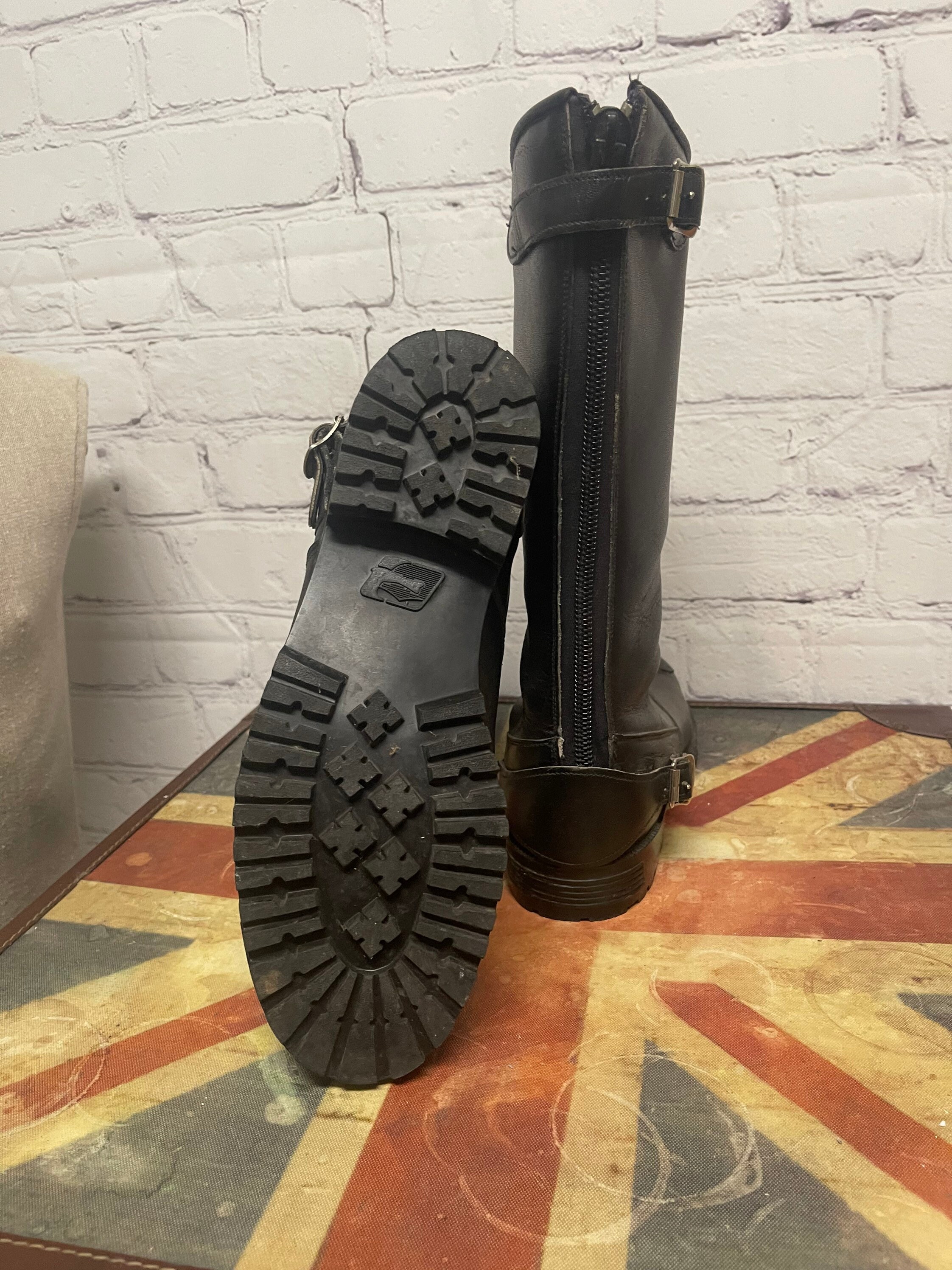 Vintage Belstaff Trailmaster Motorcycle Boots Size 8UK Black - Etsy