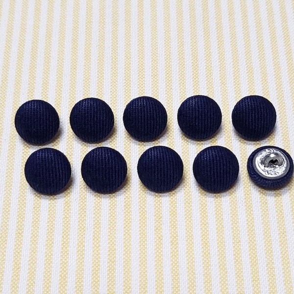 Navy Buttons - Etsy