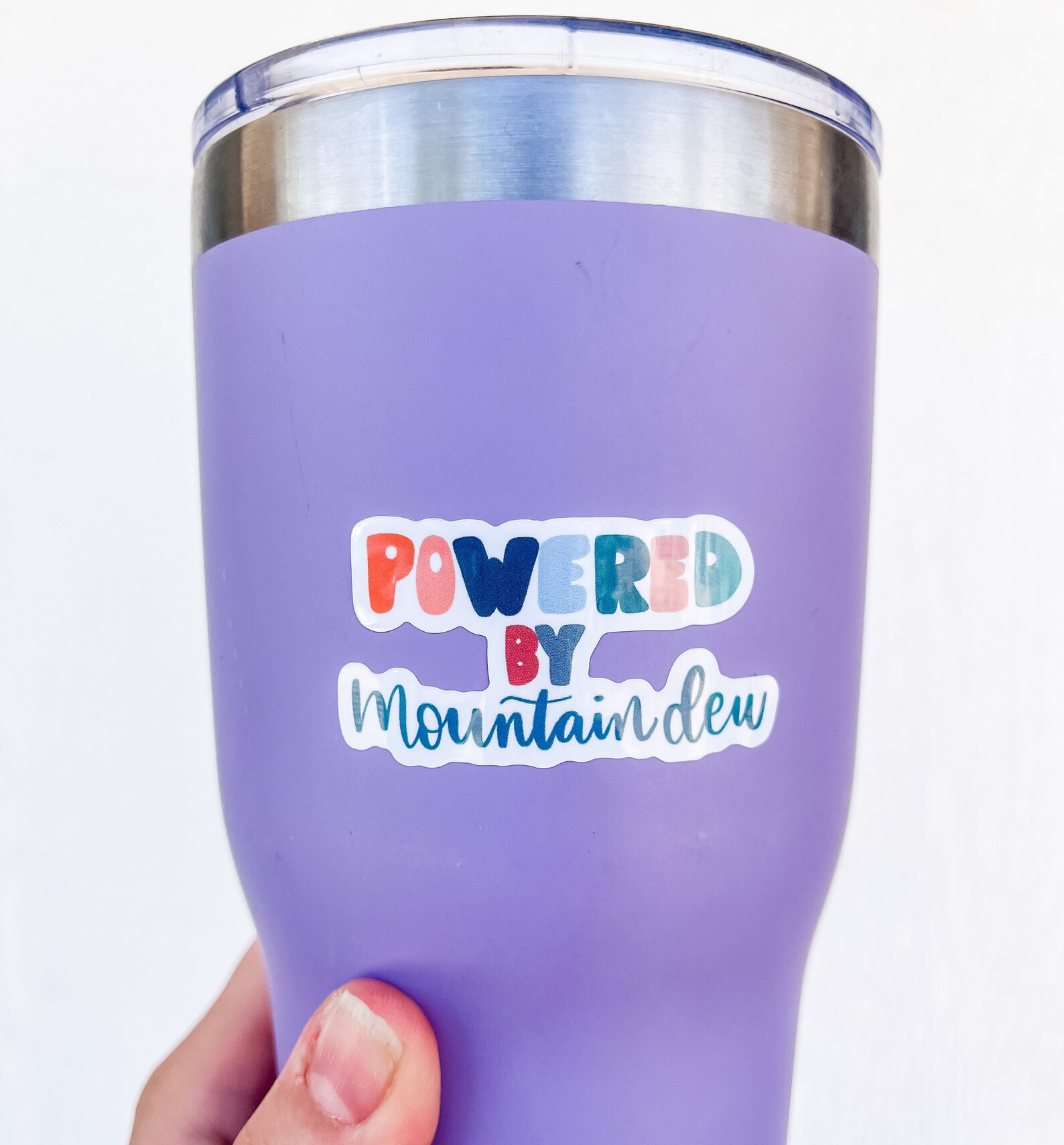 Mt Dew Sticker Powered by Mountain Dew Powered by Mountain - Etsy