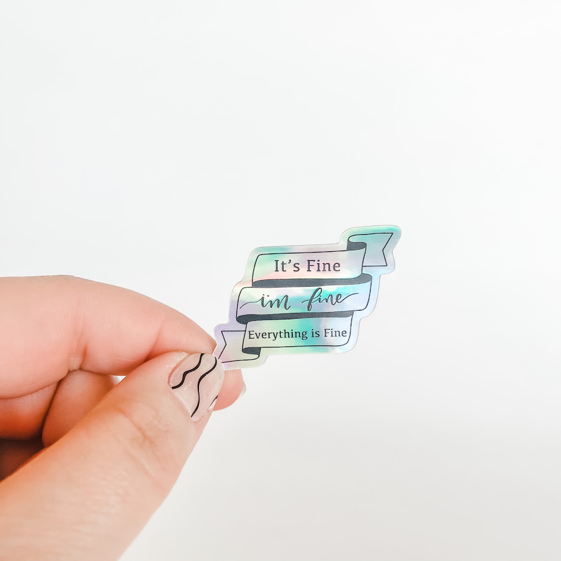 Its Fine, Im Fine, Everything is Fine Sticker - Etsy