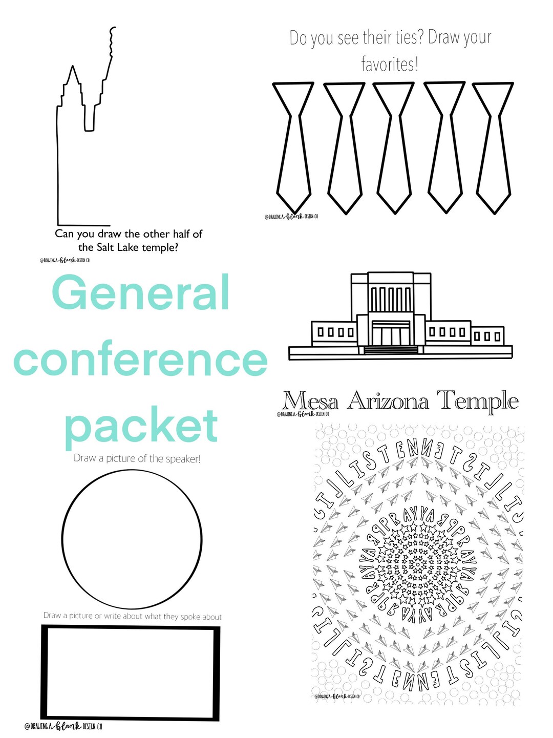 General Conference Packet, Lds, Mormon, General Conference, Genconf ...