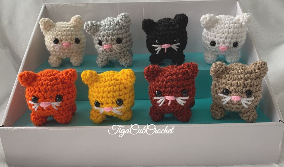 Made to Order! Kawaii Cute Adorable Crochet Cat Kitten Plushies ...
