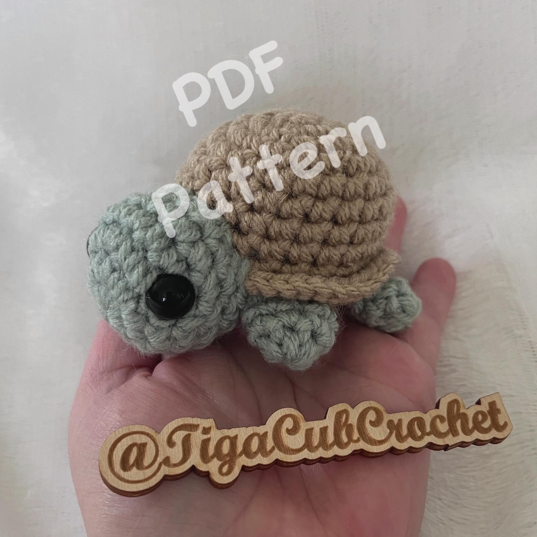 Turtle Crochet Pattern PDF Digital Low Sew Pattern! Amigurumi Stuffed ...