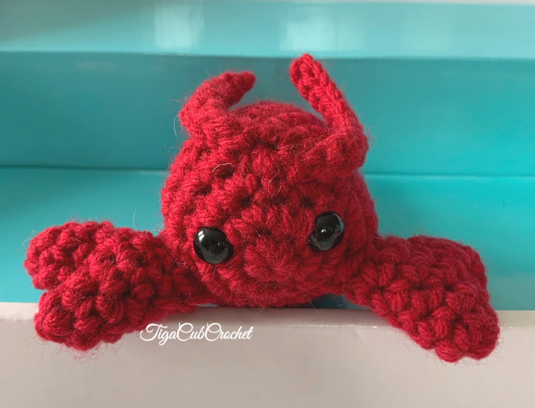 Made to Order! Kawaii Cute Adorable Crochet Lobster Shrimp Plushie ...