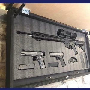 Extra Large Hunting Concealment Flag Hidden Gun Biometric Lock or Rfid ...