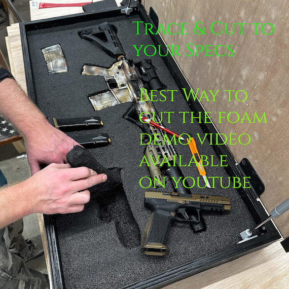 Magnetic Gun Safe Art