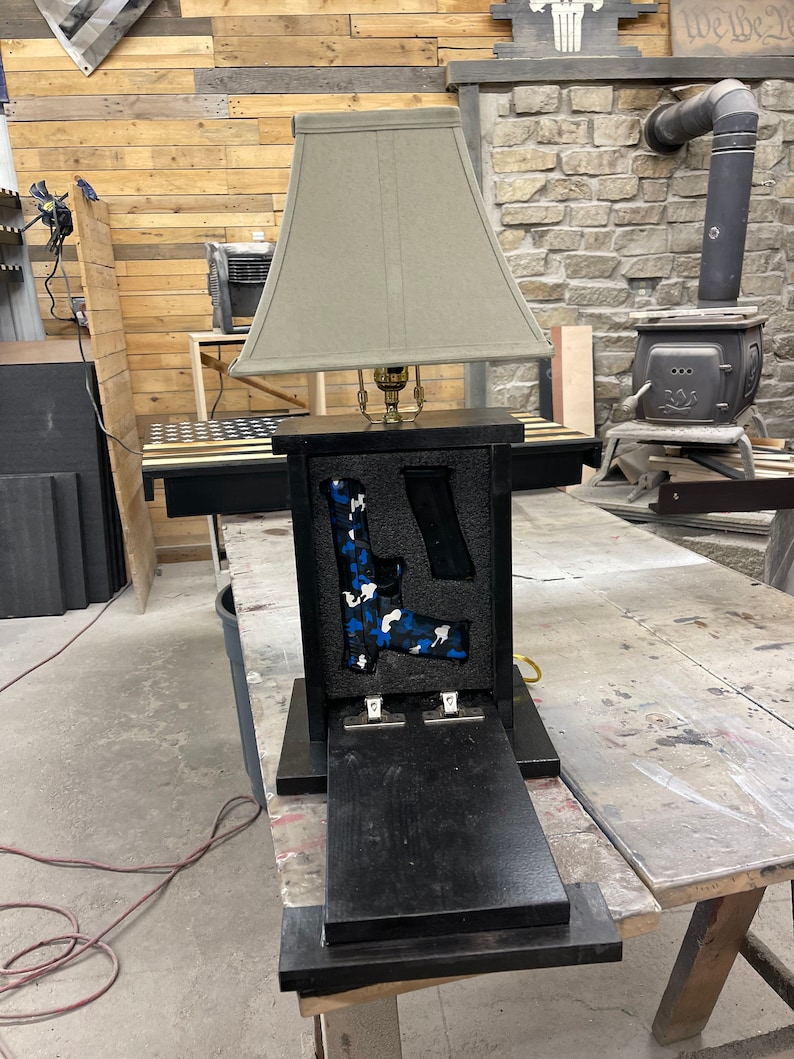 Hidden Gun Concealment Lamp - Etsy