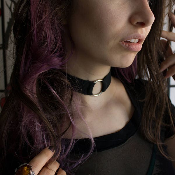 O Ring Choker - Etsy