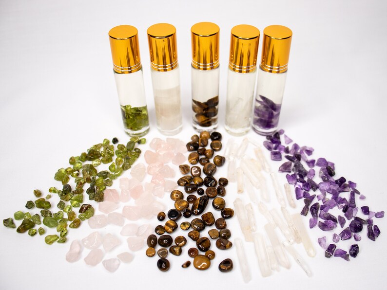 Crystal Infused Perfume All Natural Aromatherapy Crystal - Etsy