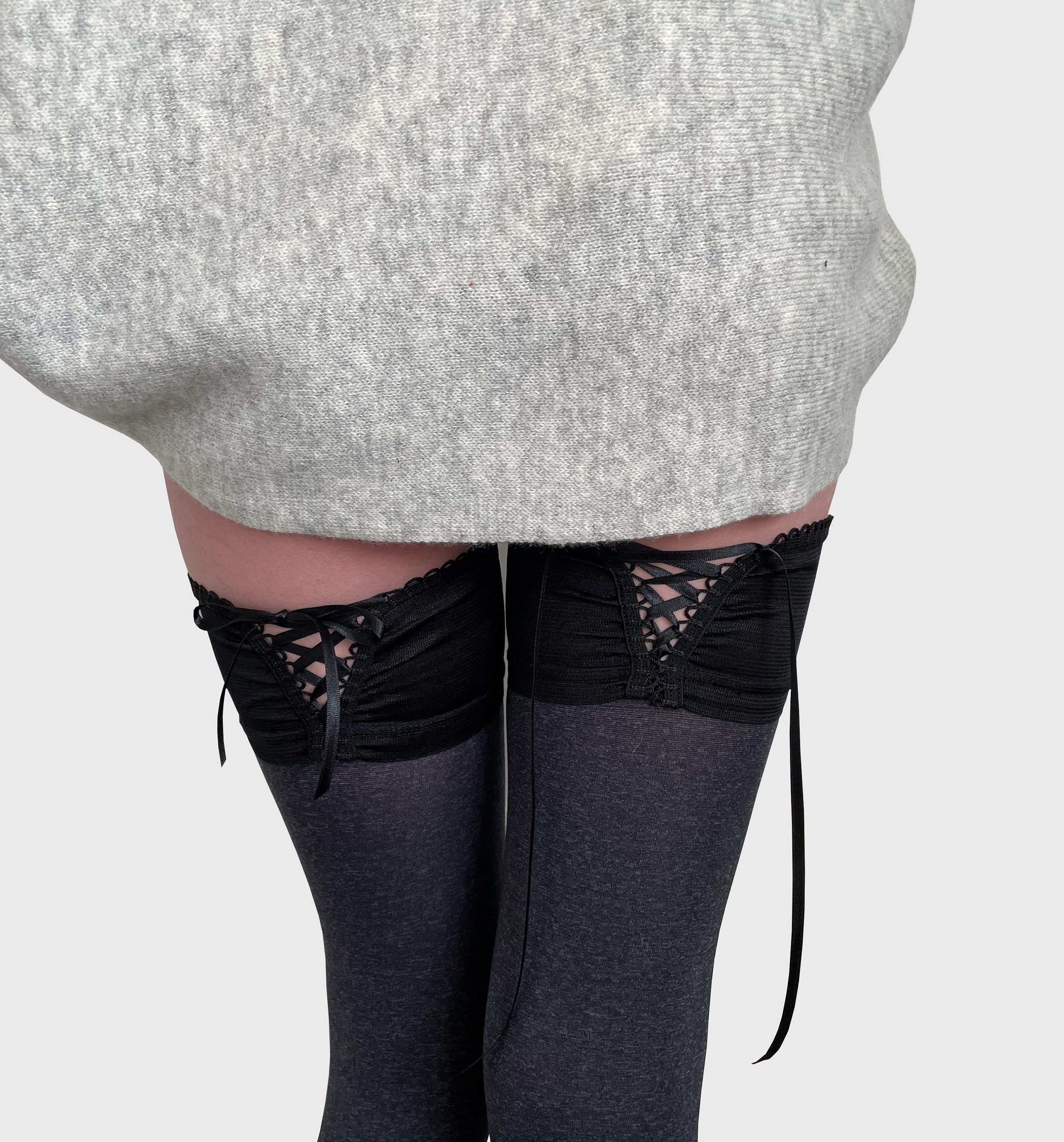 Perfect Fit Hold Ups 3 Colours: Oxford Grey, Davy's Grey, Carbon Grey ...