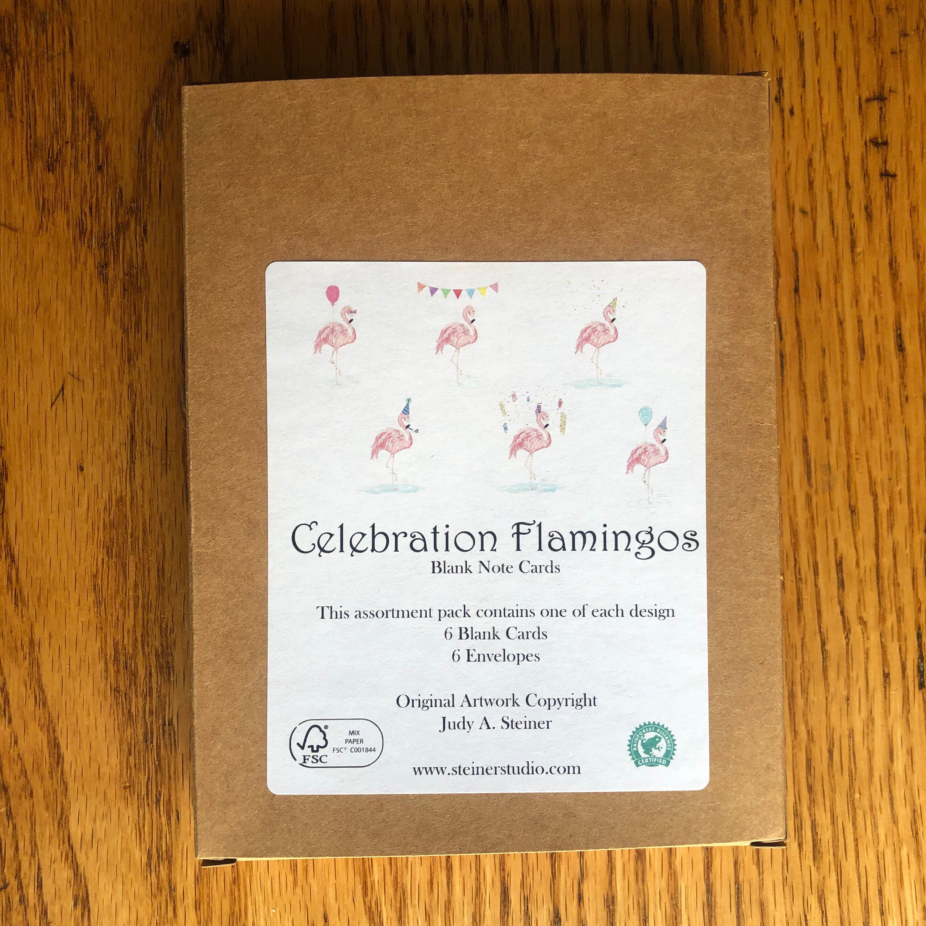 Flamingo Blank Note Cards;celebration;birthday; Kids, Adult, Funny ...