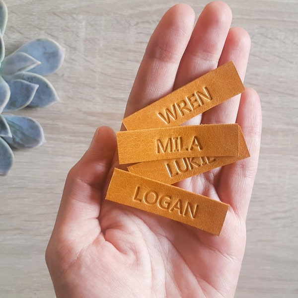 Leather Tags - Etsy