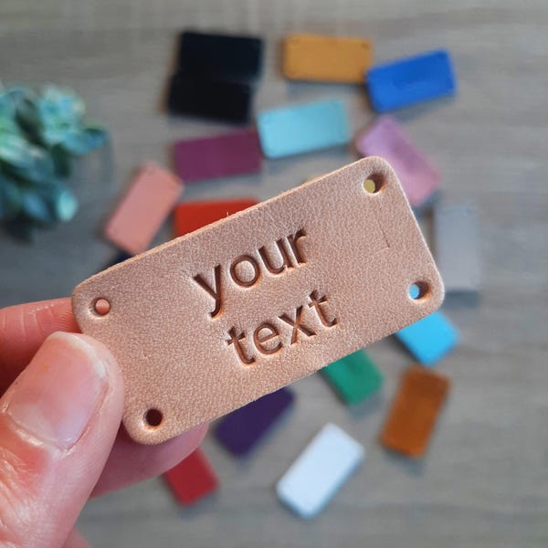 Leather Tags - Etsy