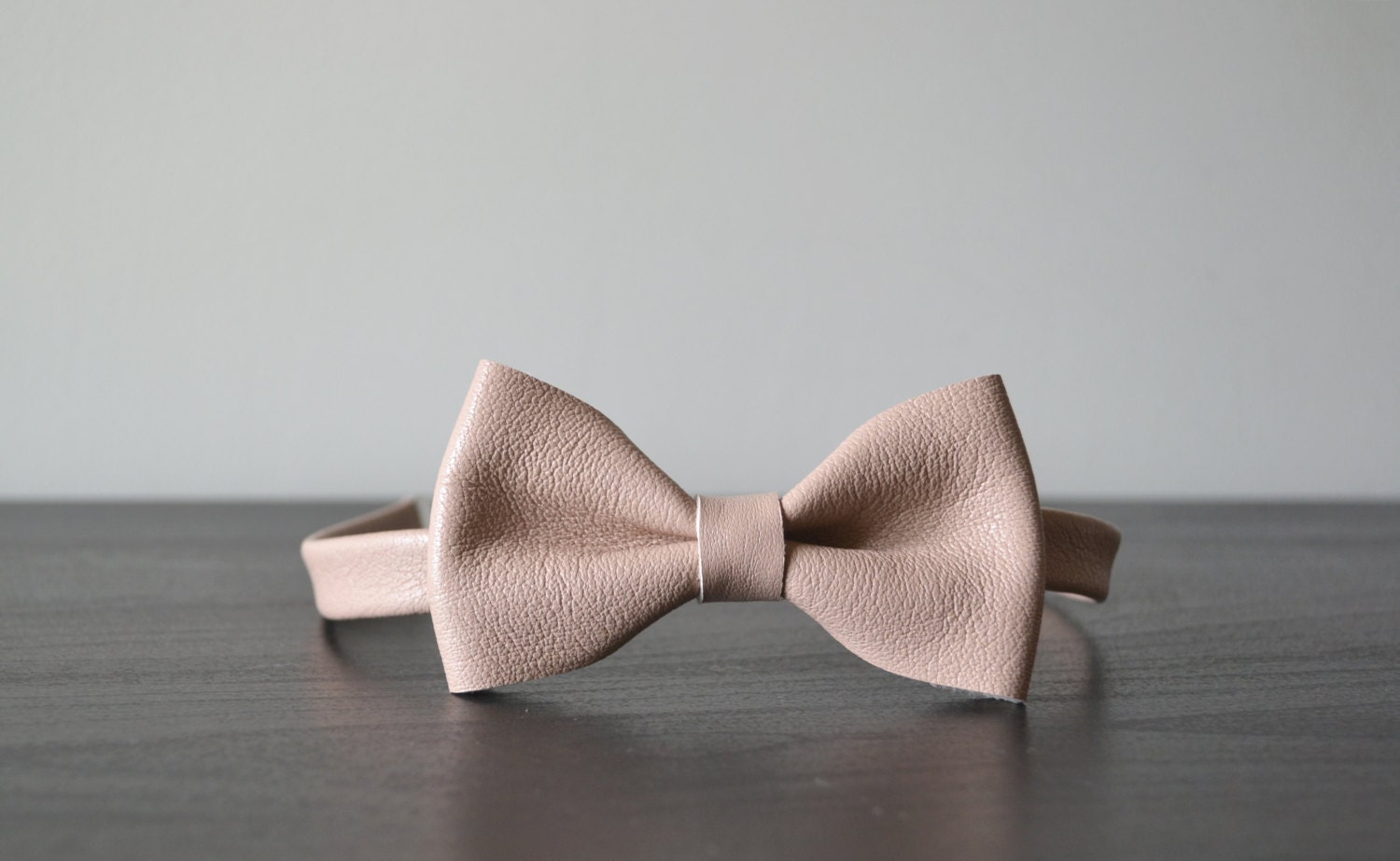Nude Leather Bowtie Nude Colored Bowtie Bow Tie For Men Or Etsy