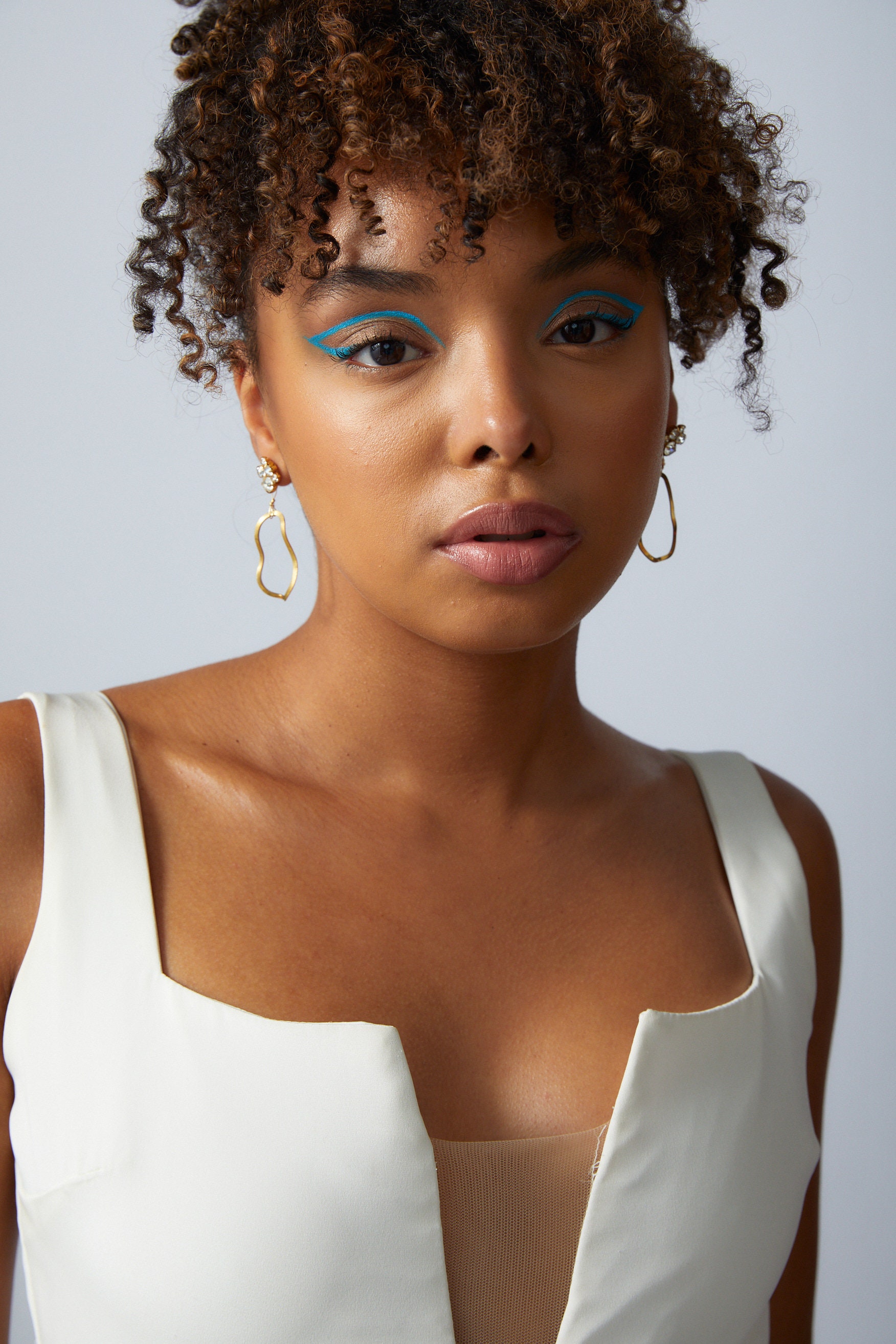 HILLARY Statement Brass Drop Bohemian Bridal Earrings Boho - Etsy