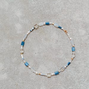 Cove- Cool Blue Stone Necklace - Etsy