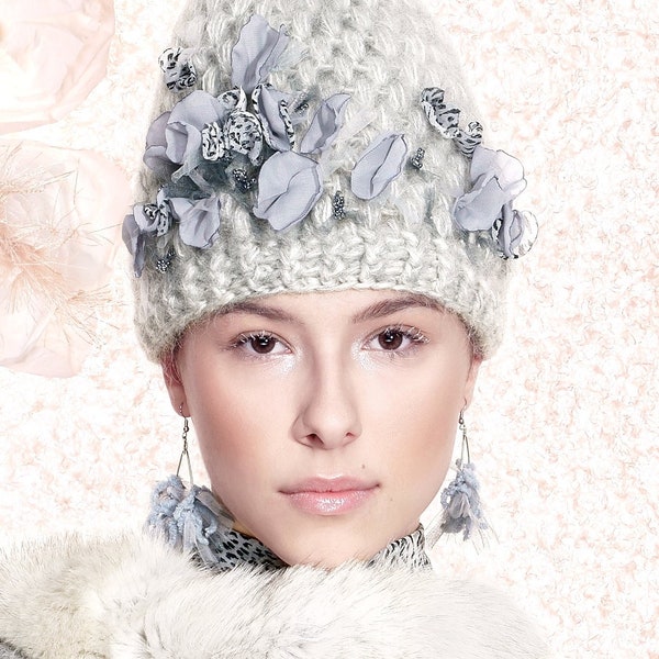 Fancy Flower Hat - Etsy