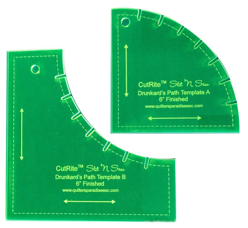 Drunkard's Path 6" Patchwork Template (finished Size) - Etsy